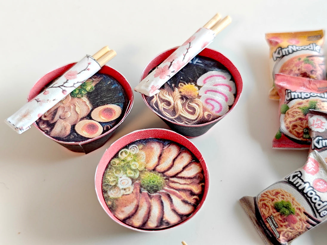 Miniature Food Templates | 1:6 & 1:12 Scale Printable Paper Kits ...