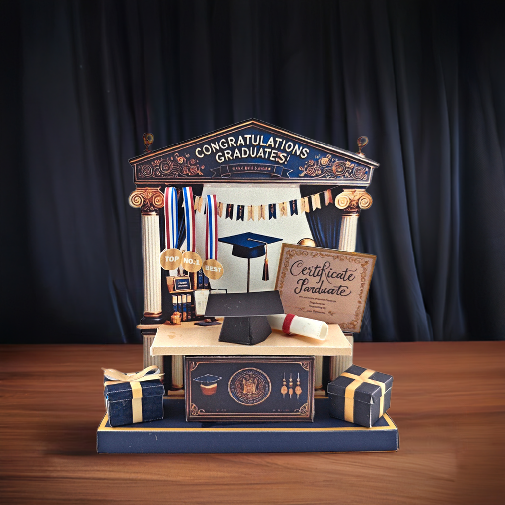 Congratulation graduates stand, graduates presents – Build My Mini